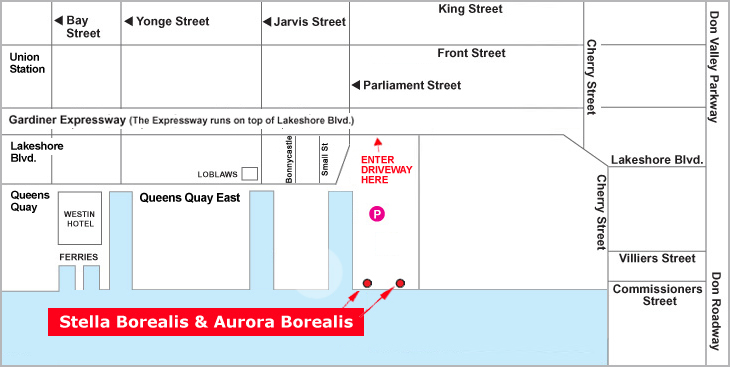 Toronto Harbour Cruise Boat Maps